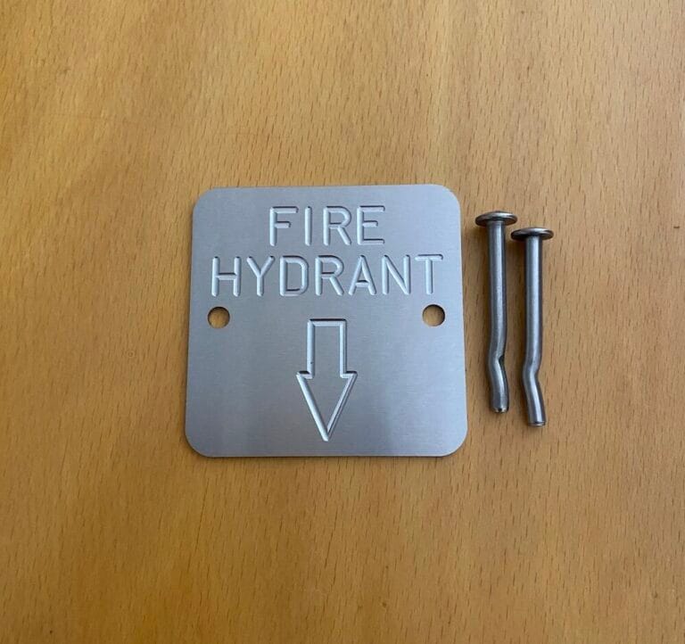 Fire Hydrant Stainless Steel Markers - Fire Hydrant with Directional ...