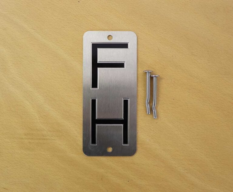 Fire Hydrant FH Post Marker - Fire Hydrant - FH - Vertical - HTD ...